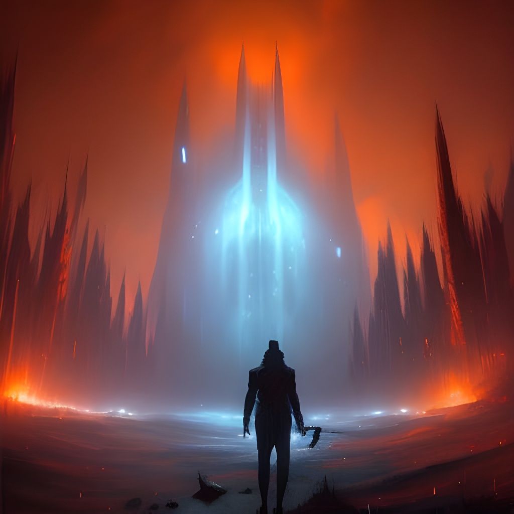 Cathedral of the Damned in a Hell Dimension - AI Generated Artwork - NightCafe Creator