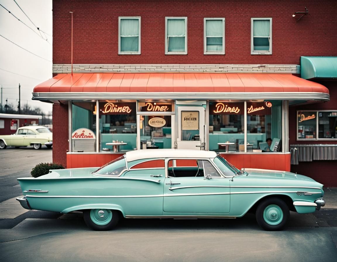 A 1960s scene - AI Generated Artwork - NightCafe Creator