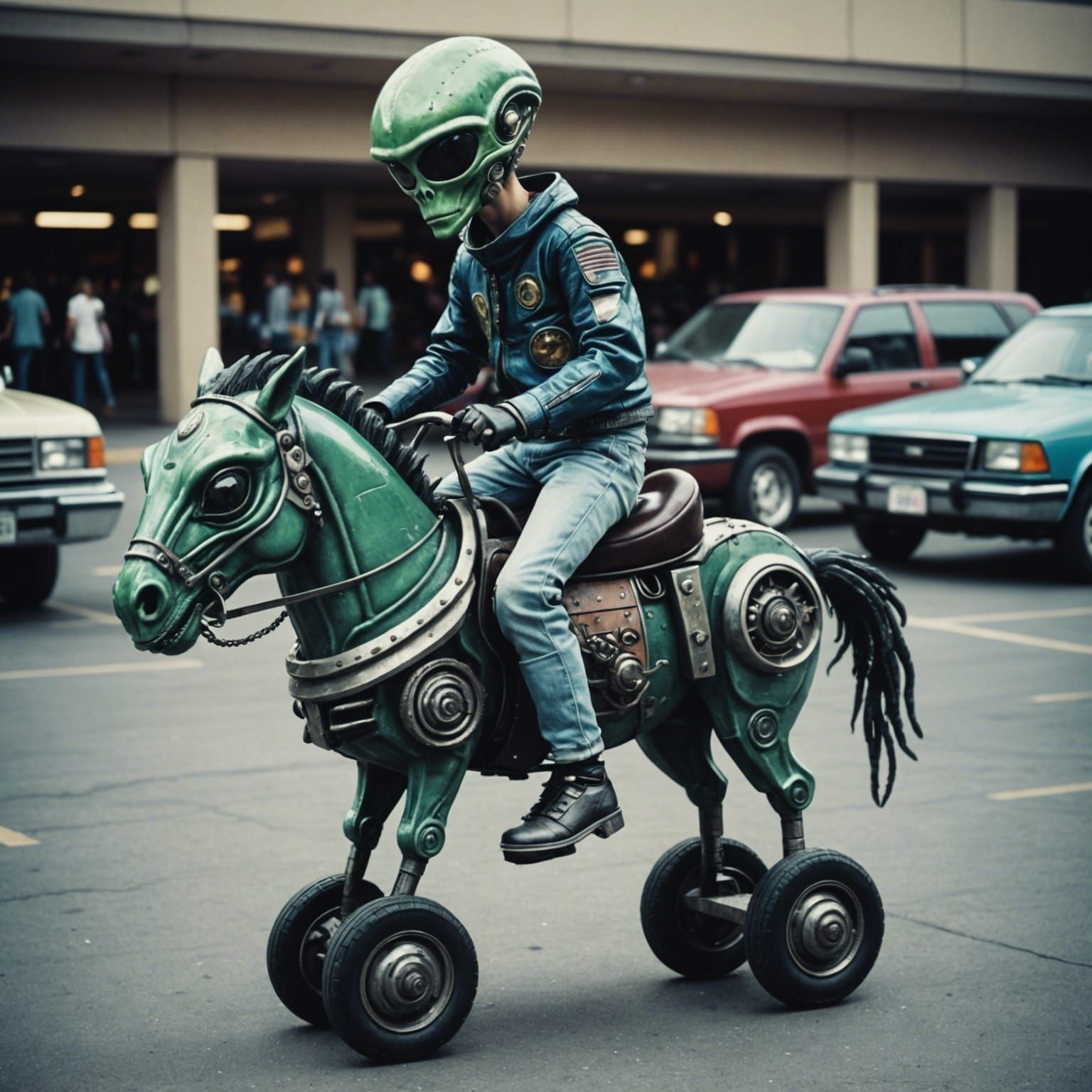 Mall Day XVIII - AI Generated Artwork - NightCafe Creator