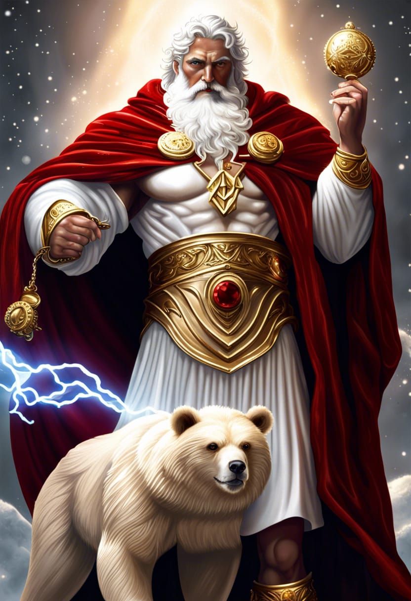 Greek God Santa - AI Generated Artwork - NightCafe Creator