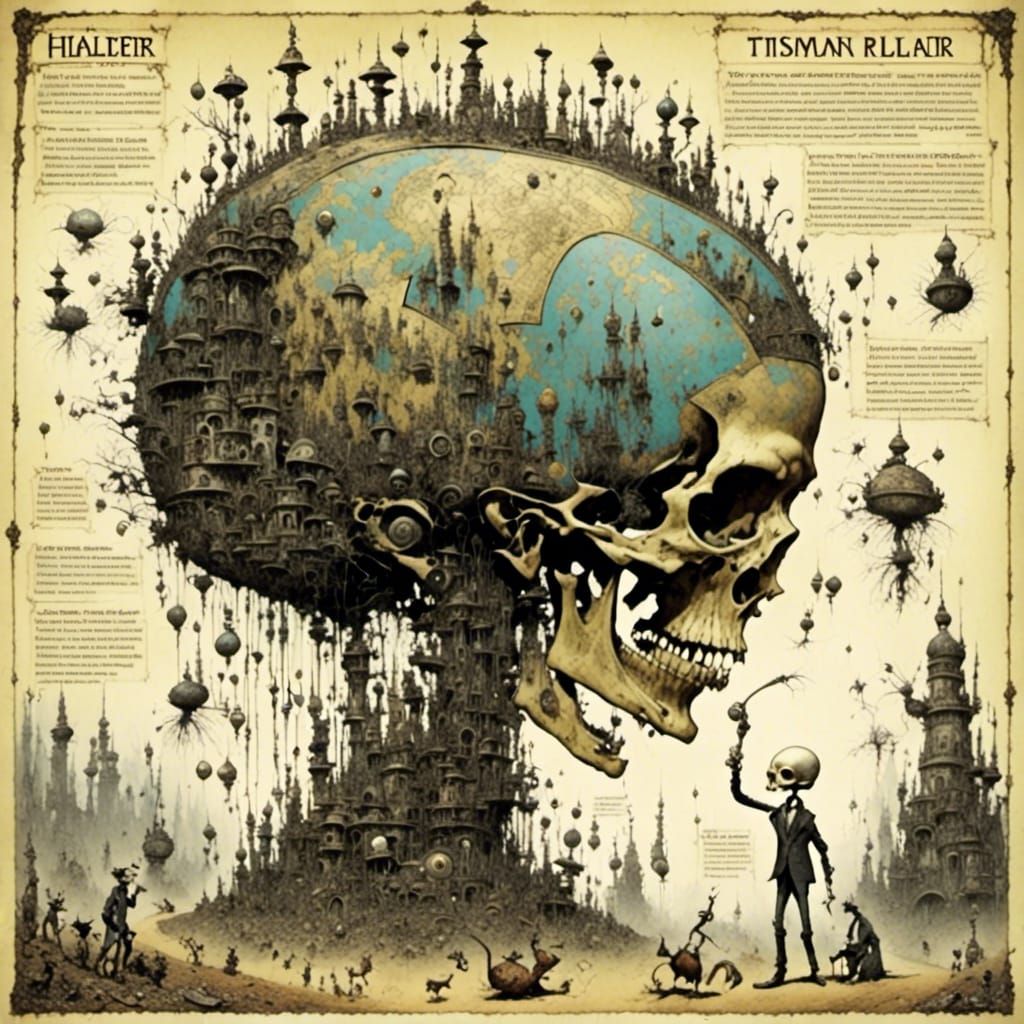 The hacked brain 13 - AI Generated Artwork - NightCafe Creator