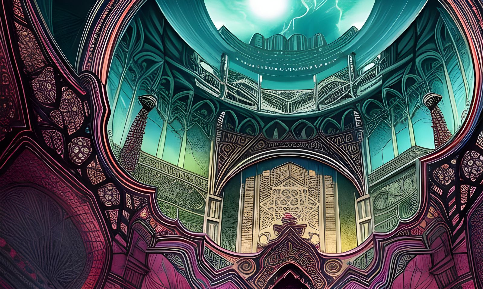 Amphitheater - AI Generated Artwork - NightCafe Creator