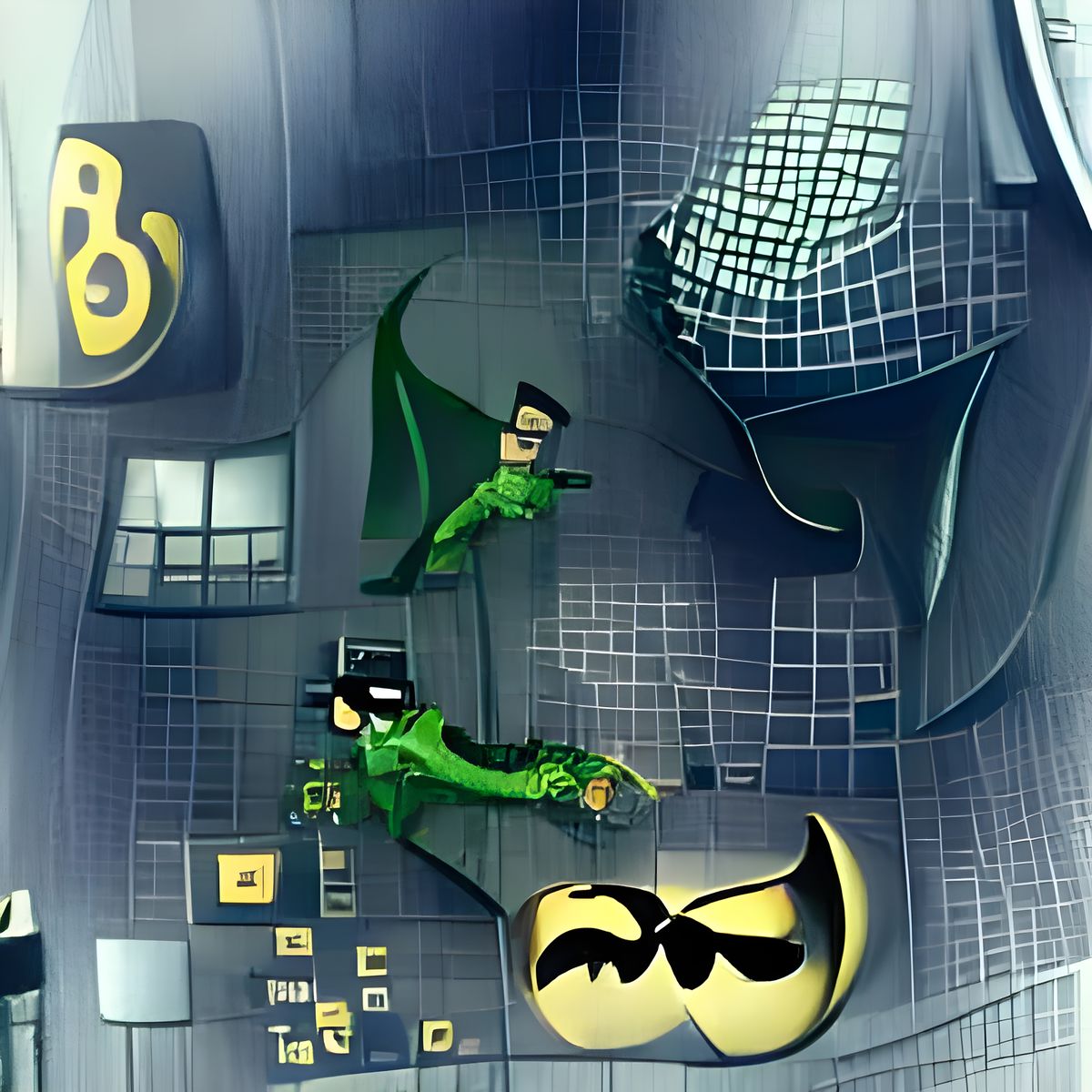 Batman and Riddler - AI Generated Artwork - NightCafe Creator