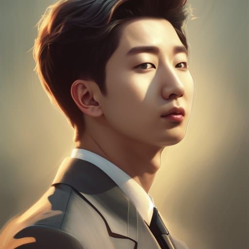 kim namjoon - AI Generated Artwork - NightCafe Creator