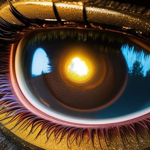 Beautiful Window to another dimension, eerie, unknown, fear, artistic, sharp, charming, warm ...