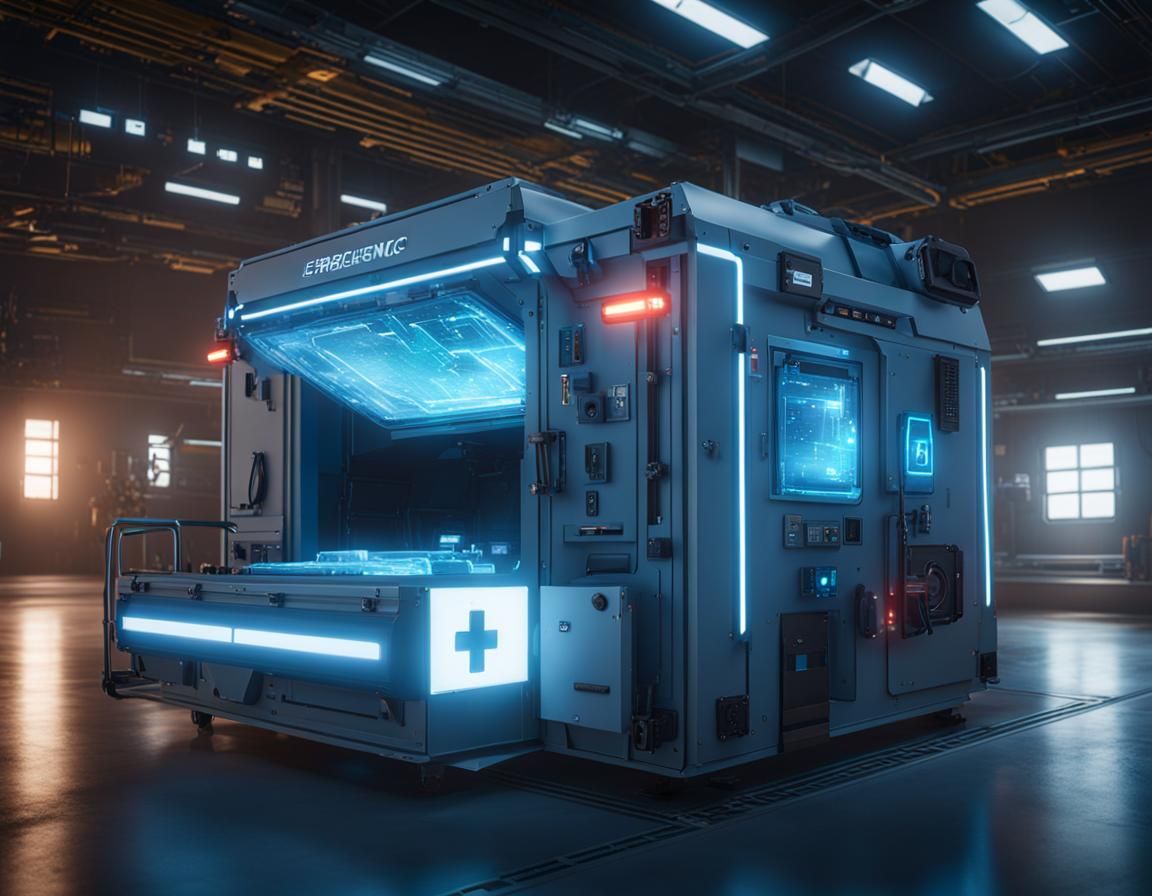 First aid machine - AI Generated Artwork - NightCafe Creator