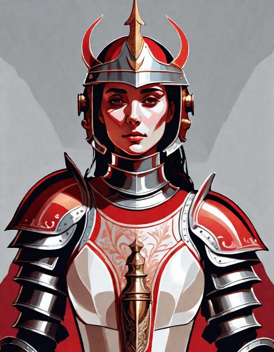 Lady Knights Series: 1 - AI Generated Artwork - NightCafe Creator