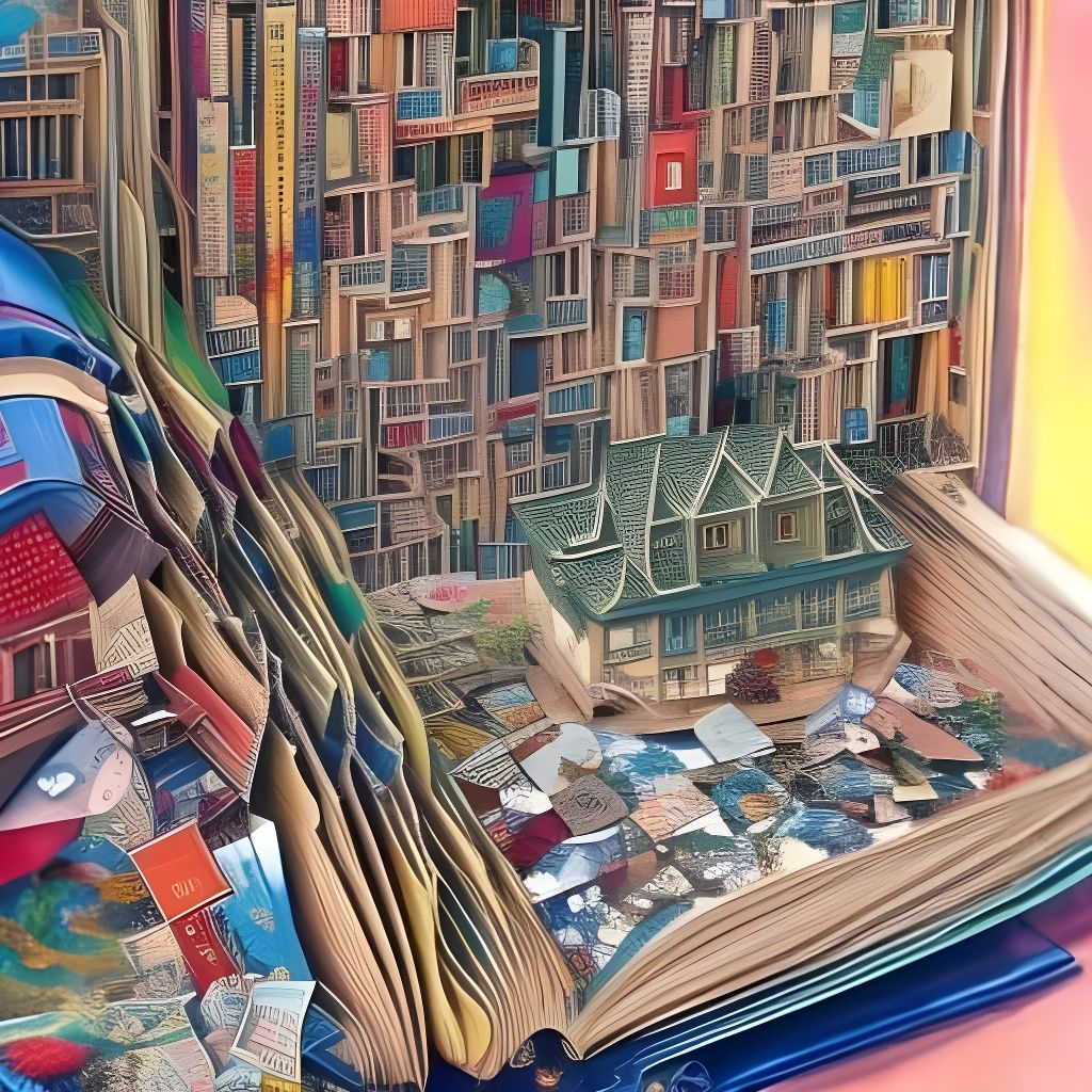 The World inside a Book - AI Generated Artwork - NightCafe Creator