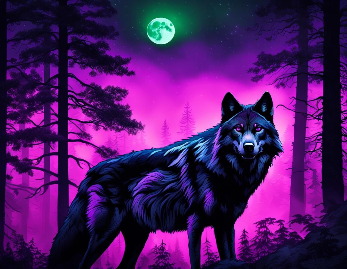 Nightwolf 2 - AI Generated Artwork - NightCafe Creator