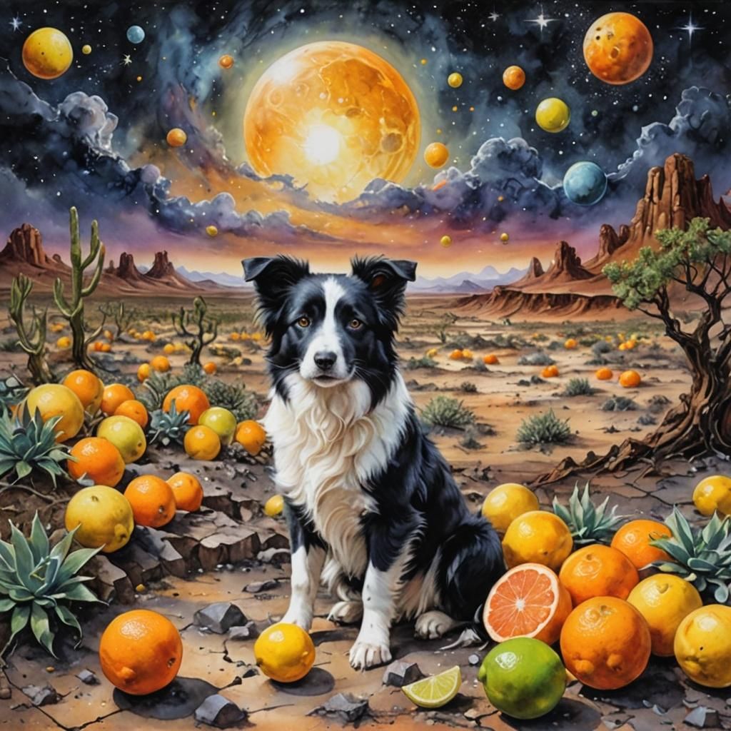 Citrus fruits planet - AI Generated Artwork - NightCafe Creator