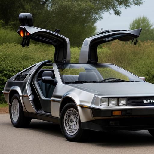 delorean - AI Generated Artwork - NightCafe Creator