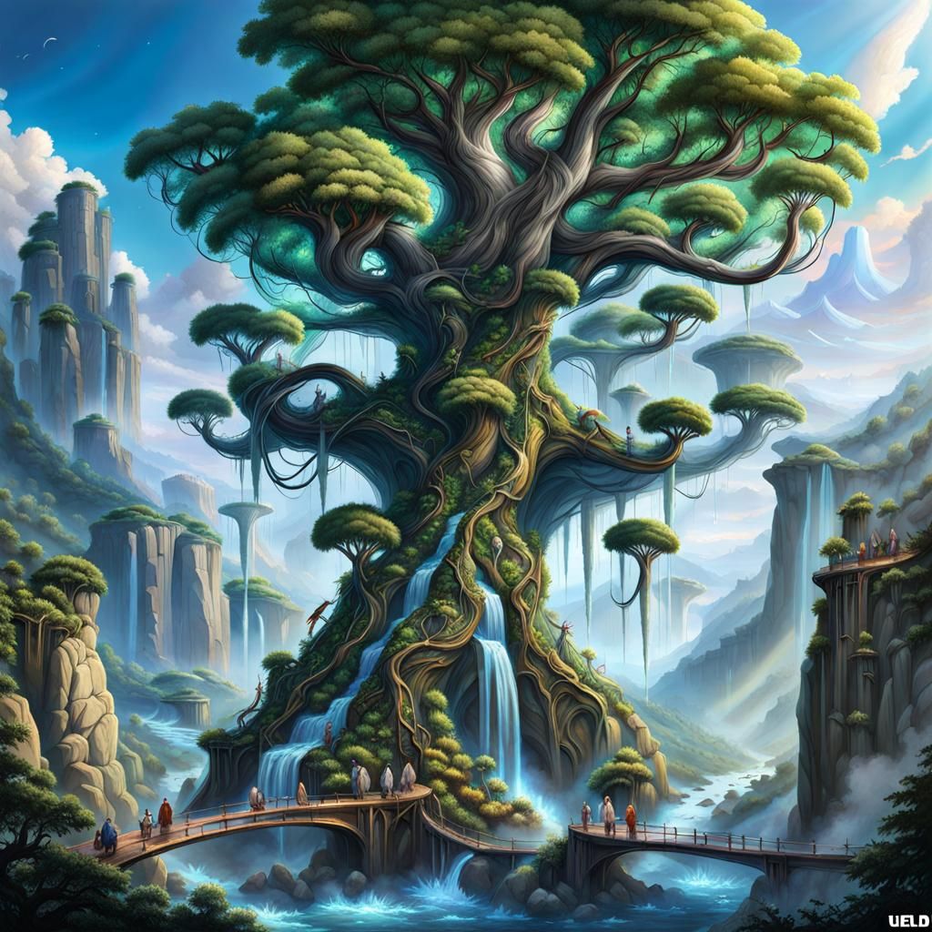 Tree of life - AI Generated Artwork - NightCafe Creator