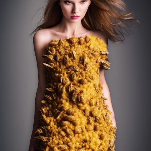 Cheese Dress #2 - AI Generated Artwork - NightCafe Creator