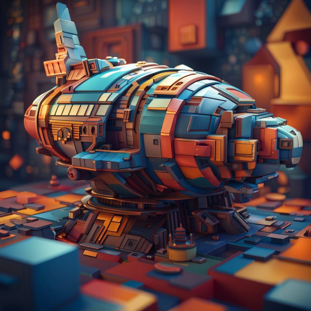 Spaceship - AI Generated Artwork - NightCafe Creator