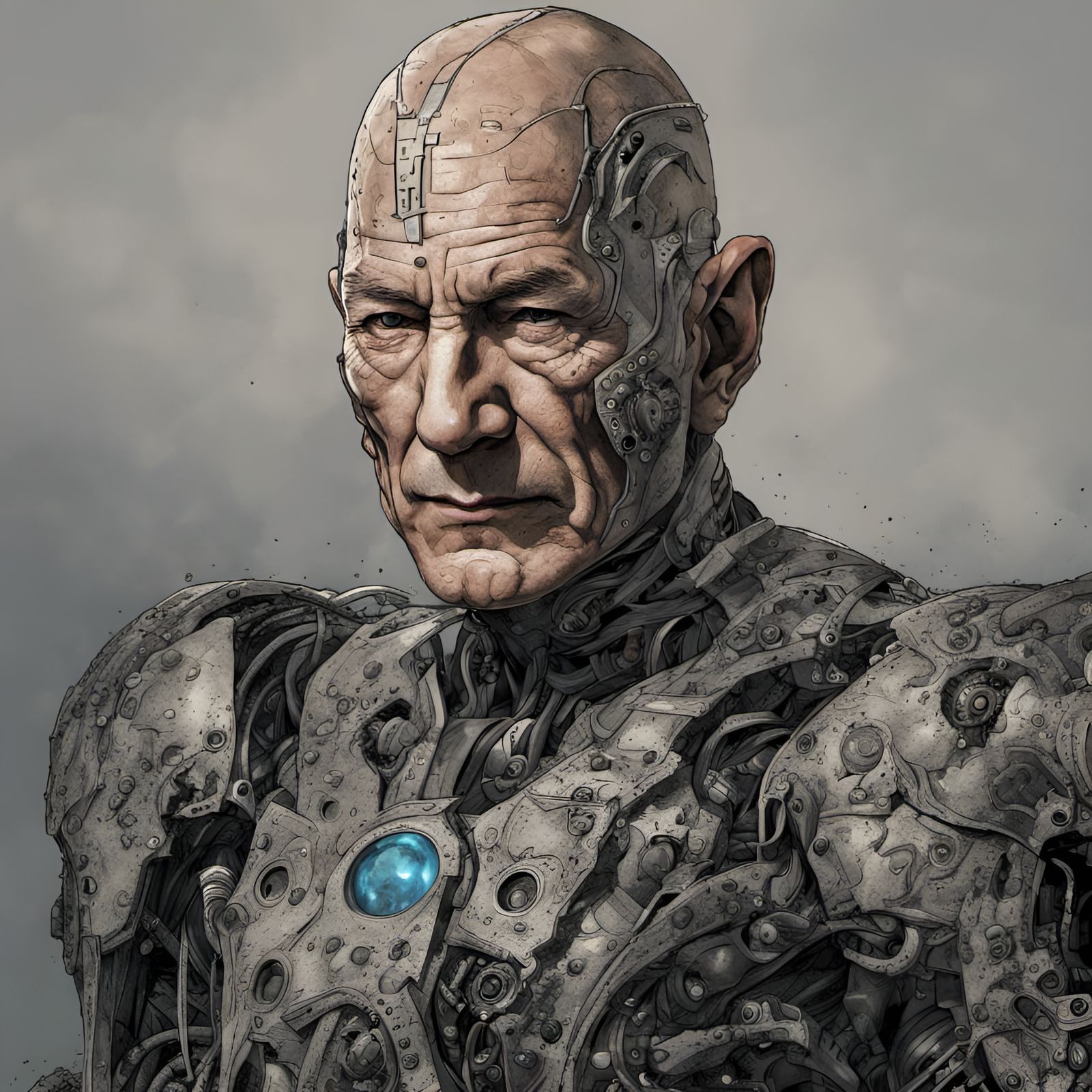 Locutus, Evolved - AI Generated Artwork - NightCafe Creator