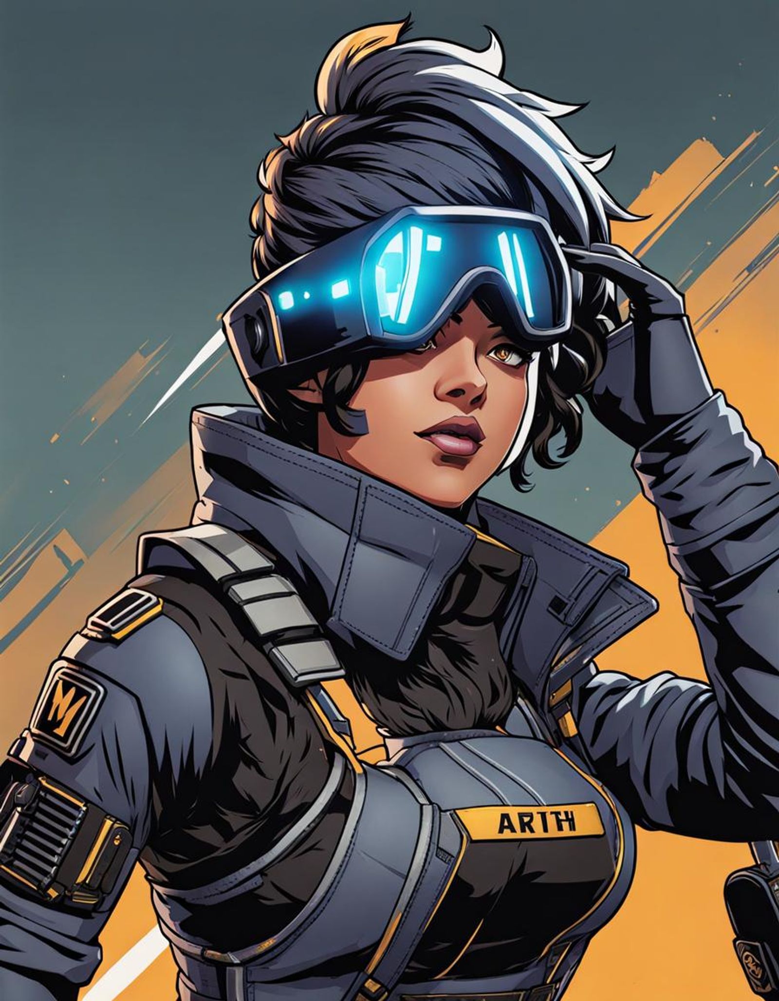 Renee Hope Blasey aka Wraith from Apex Legends. As a Pro Hero. Apex legends x My Hero Academia ...