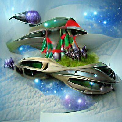 Elves Spaceship - AI Generated Artwork - NightCafe Creator