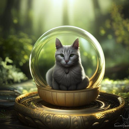 Orb of Cat. - AI Generated Artwork - NightCafe Creator