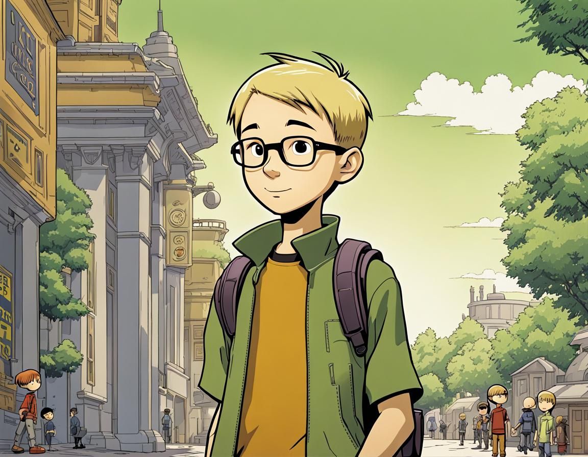 Jeremie from Code Lyoko - AI Generated Artwork - NightCafe Creator