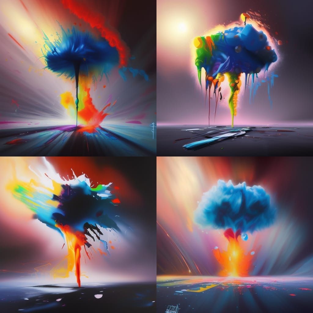 Explosion - AI Generated Artwork - NightCafe Creator