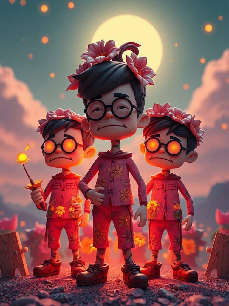 Euphemystic Chiral Pessimystic Grumpy Stick-Figure Guys