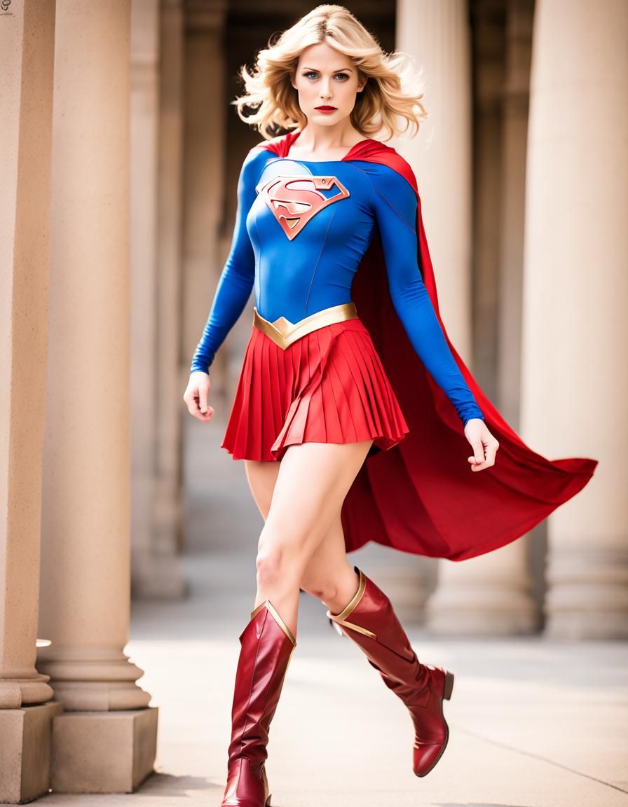 Kara Zor-El, The Last Daughter of Krypton - AI Generated Artwork - NightCafe Creator