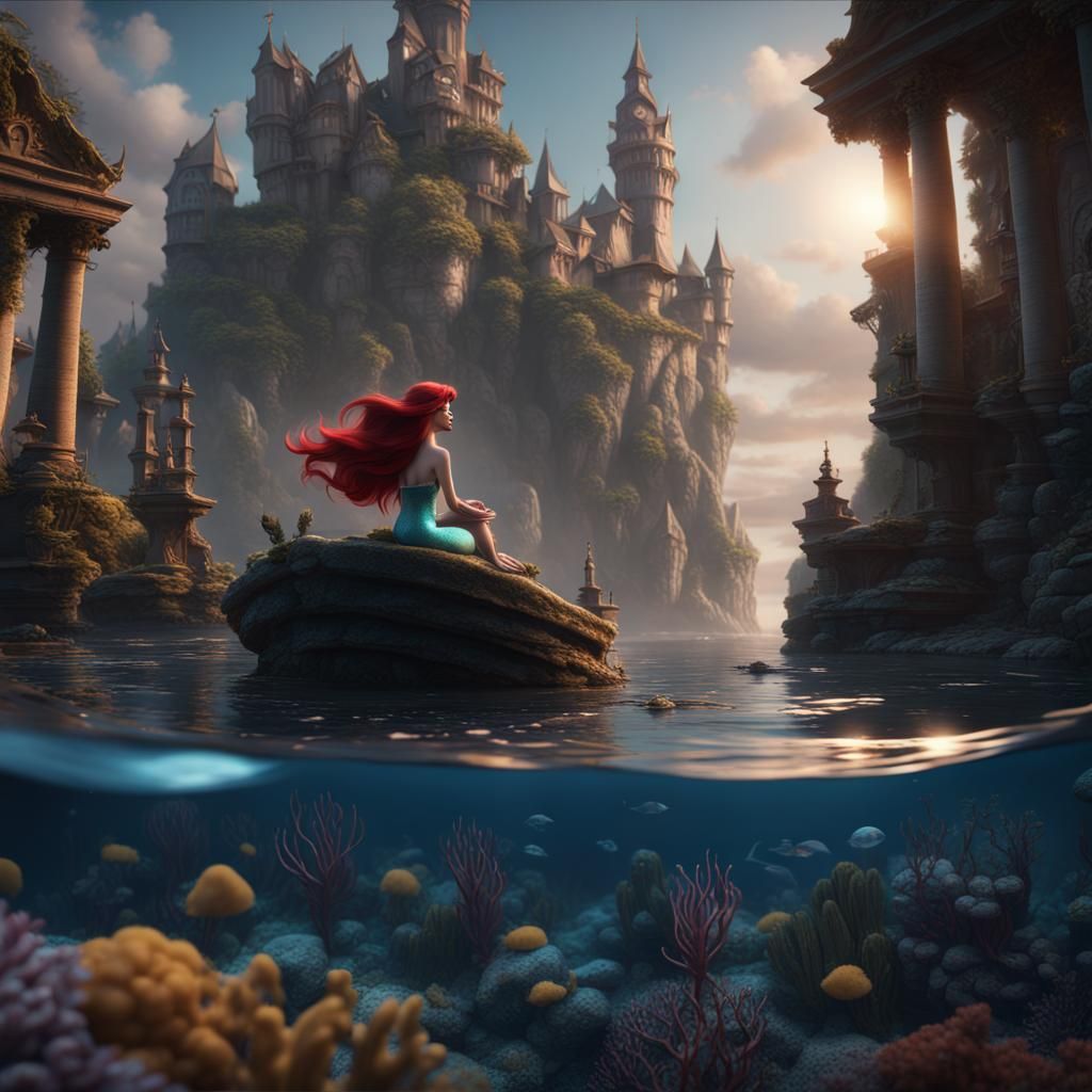 The little mermaid - AI Generated Artwork - NightCafe Creator