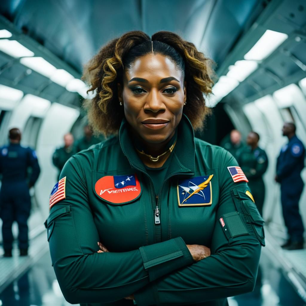 Master Sergeant Alison McGurie, USMC - AI Generated Artwork - NightCafe ...