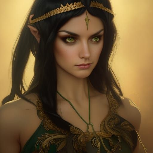 Elf lady - AI Generated Artwork - NightCafe Creator