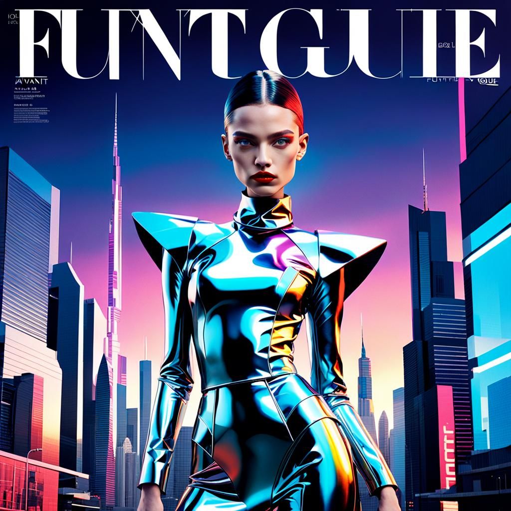 Magazine Cover : futuristic fashion - AI Generated Artwork - NightCafe ...