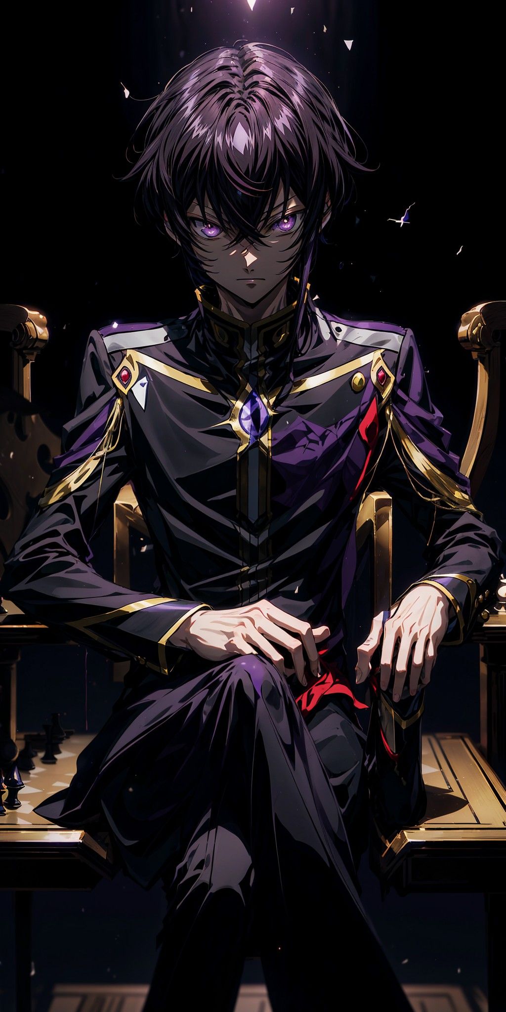 Lelouch Code Geass - AI Generated Artwork - NightCafe Creator