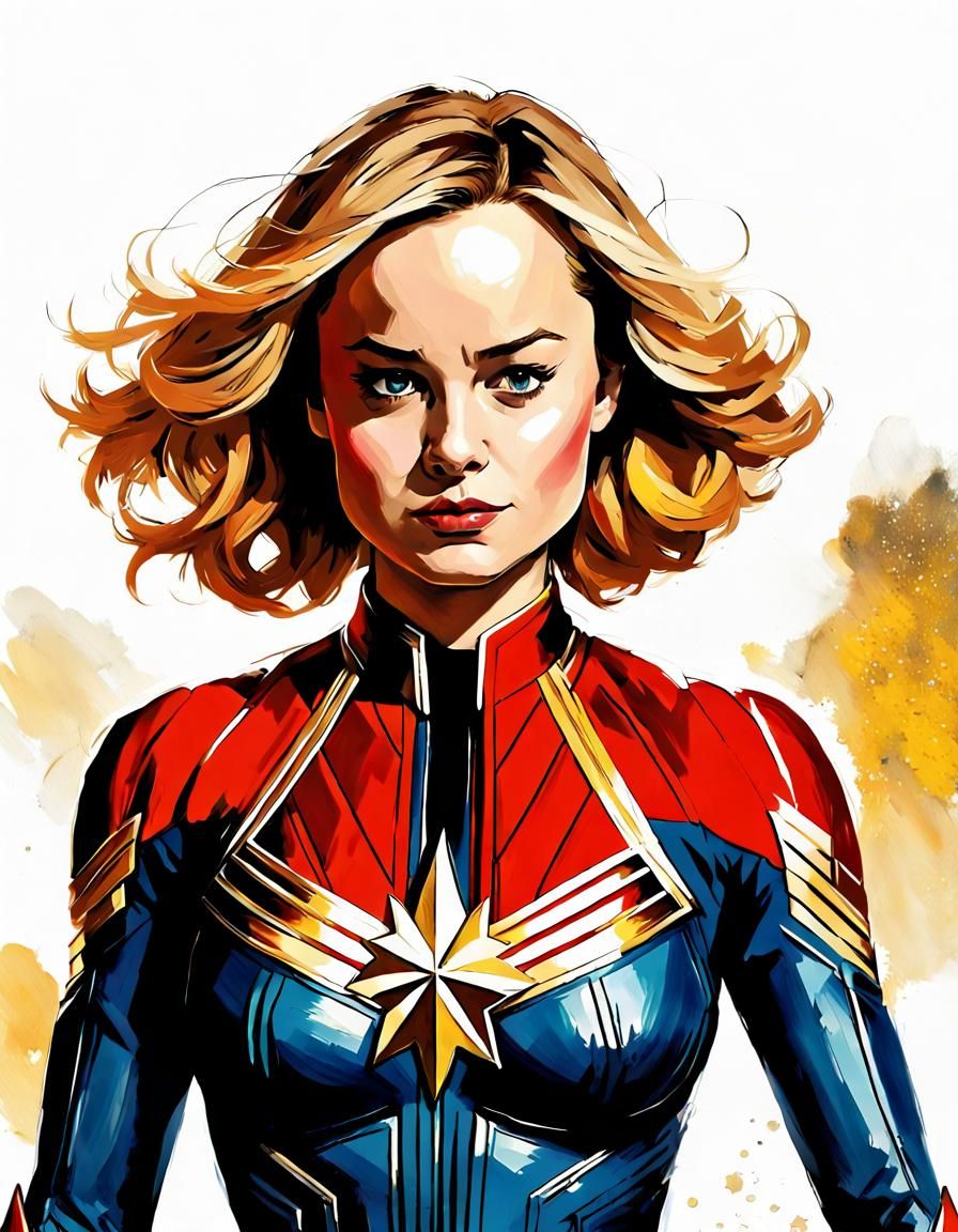Captain Marvel - AI Generated Artwork - NightCafe Creator