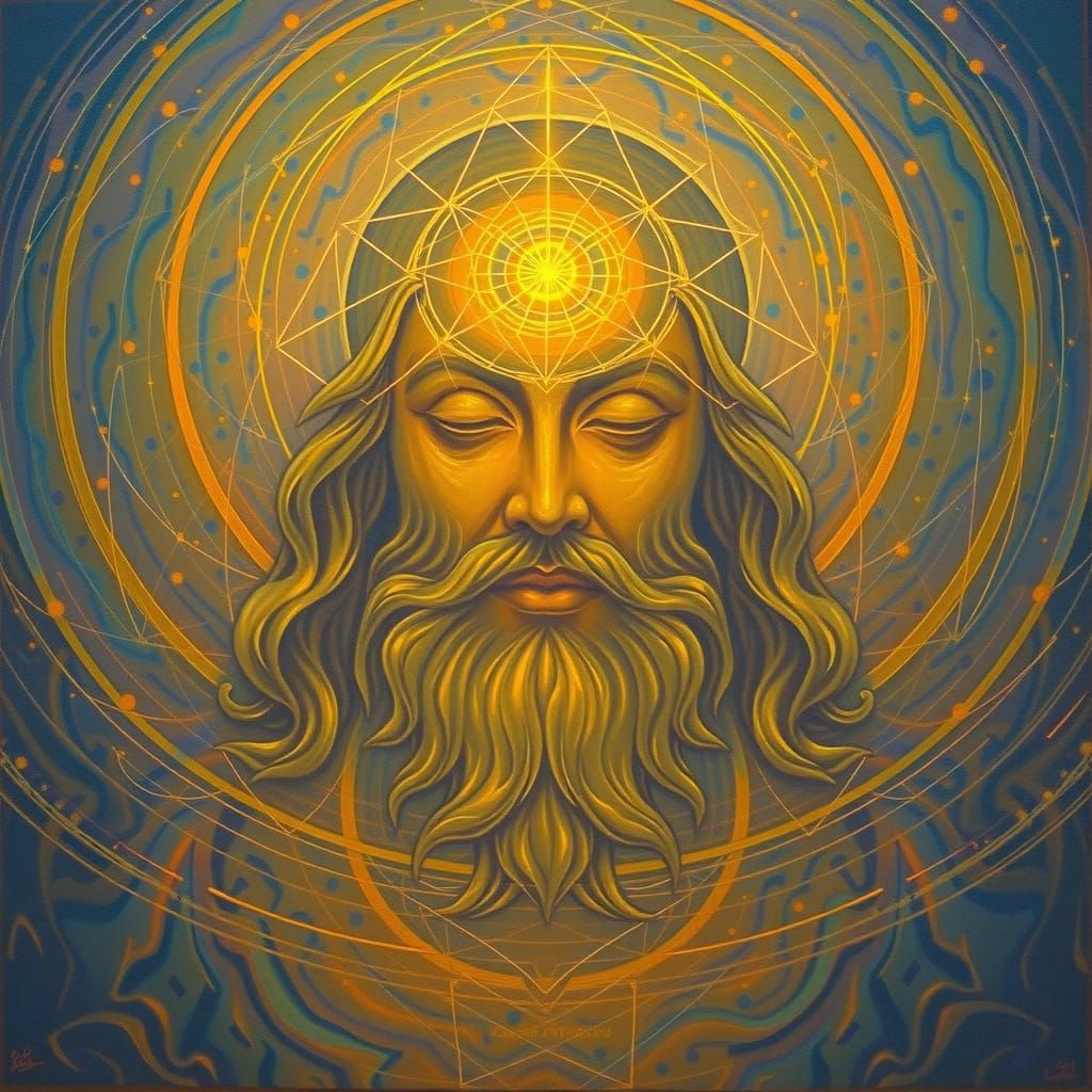 Divine Transcendence in Vibrant Color - AI Art