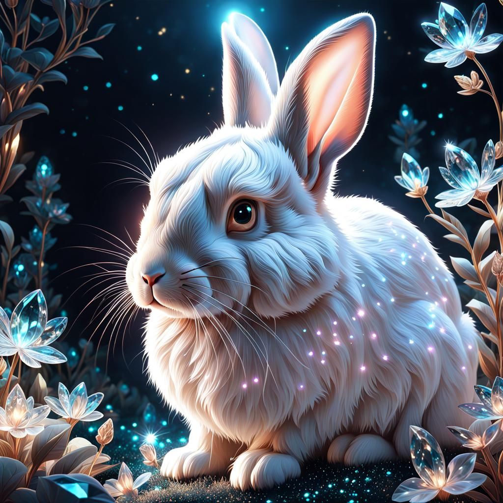 Beautiful Rabbit - AI Generated Artwork - NightCafe Creator