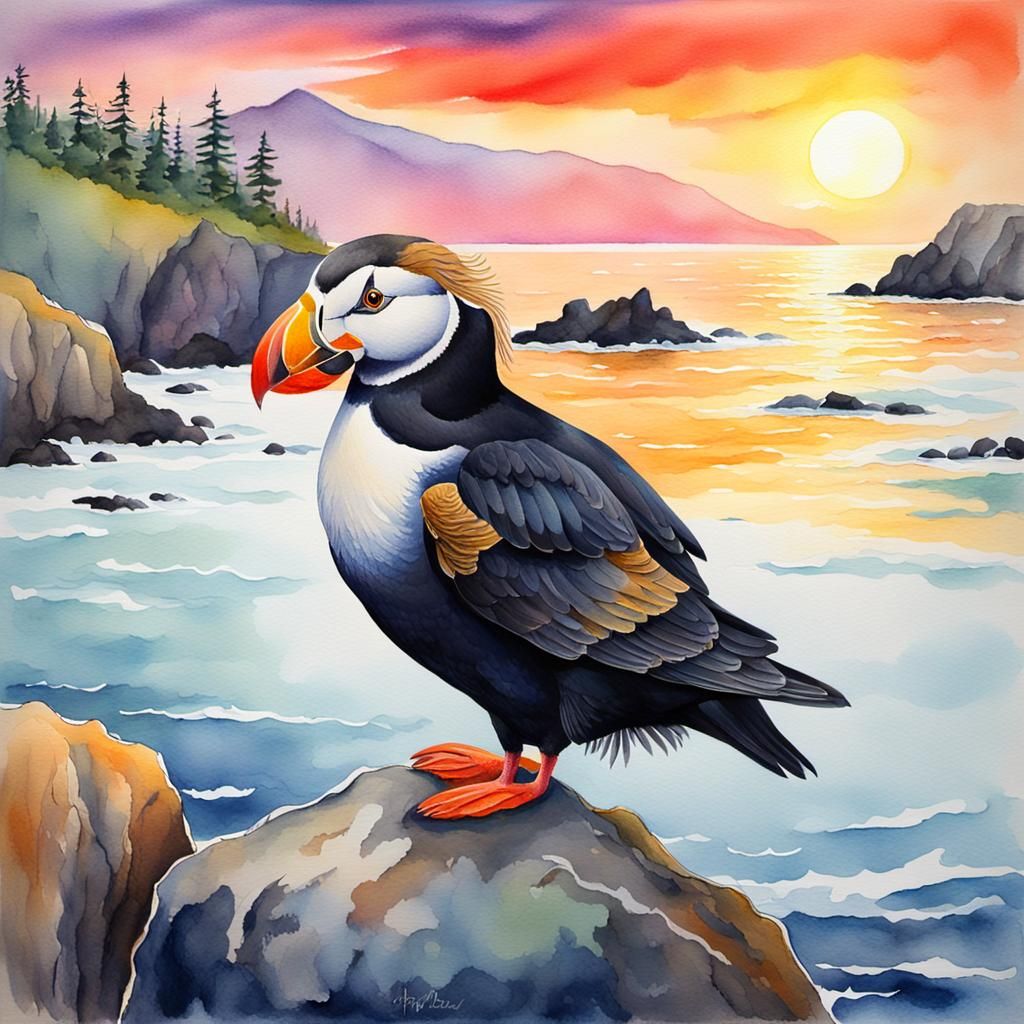 Tufted Puffin - Tufted Puffin