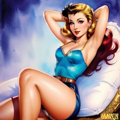 pinup - AI Generated Artwork - NightCafe Creator