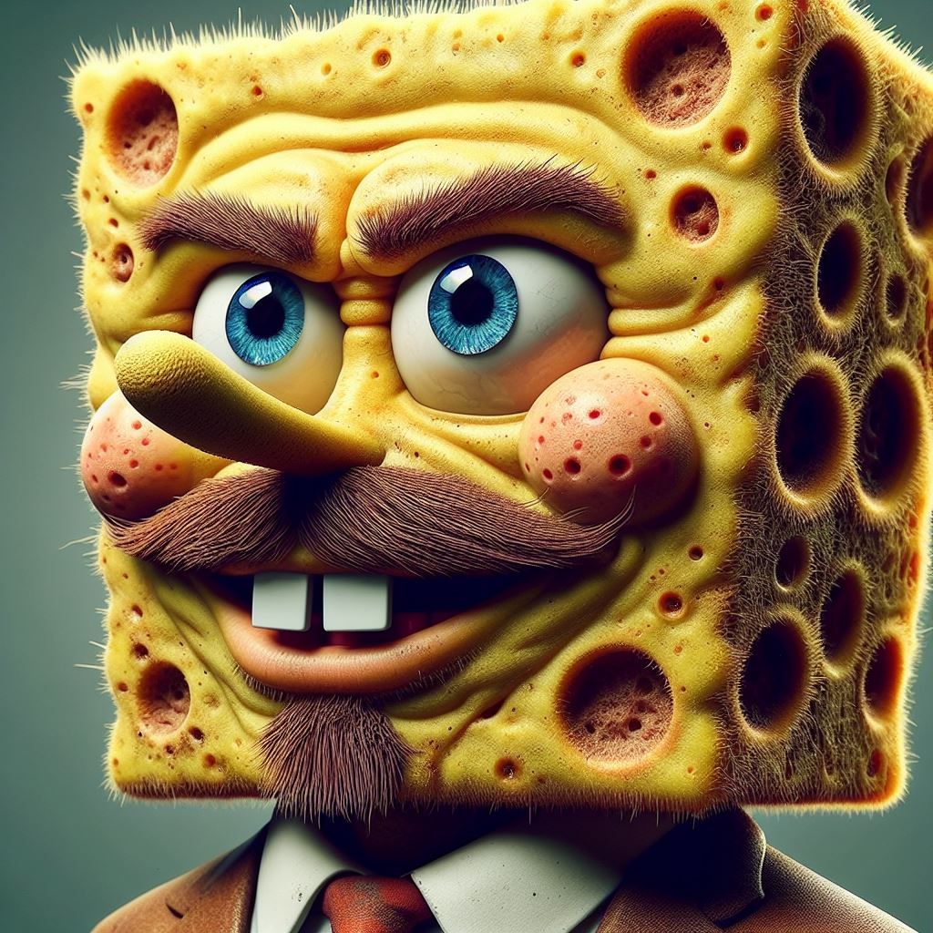 Human spongebob store