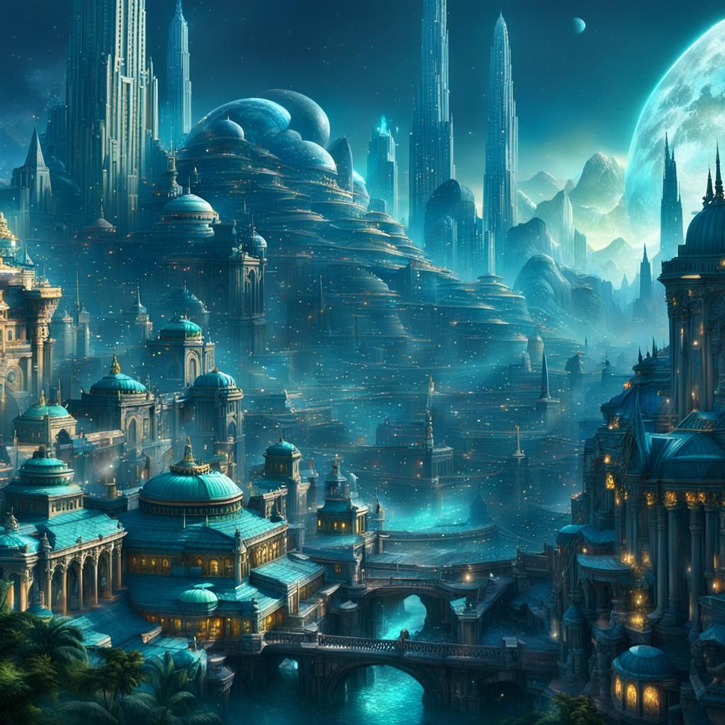 Celephaïs - AI Generated Artwork - NightCafe Creator