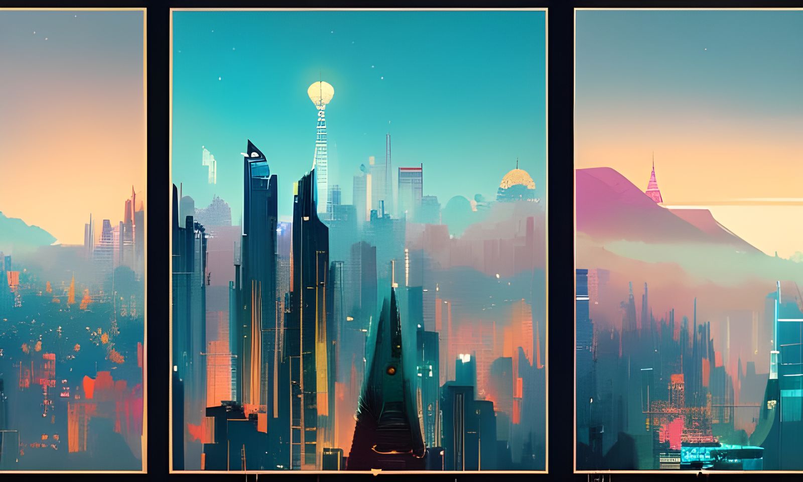 City View - AI Generated Artwork - NightCafe Creator
