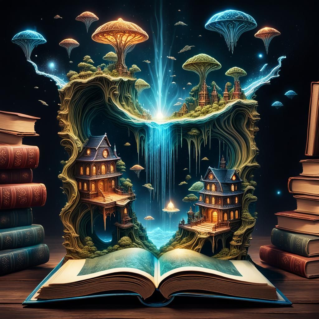 Magic pop up - AI Generated Artwork - NightCafe Creator