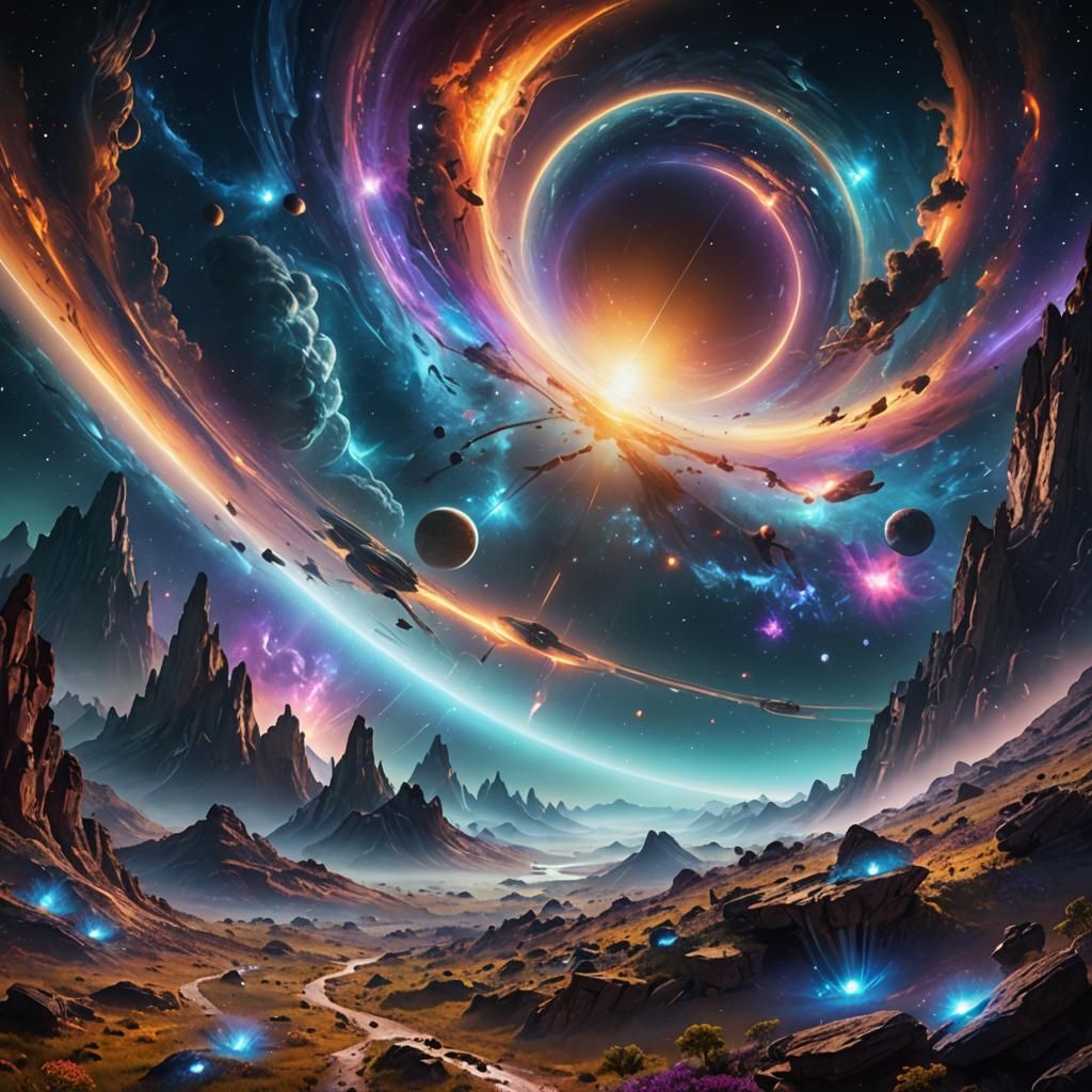 Galactic dream - AI Generated Artwork - NightCafe Creator