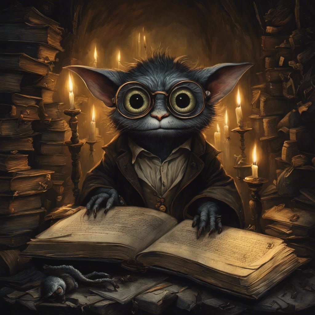 Wise gremlin - AI Generated Artwork - NightCafe Creator