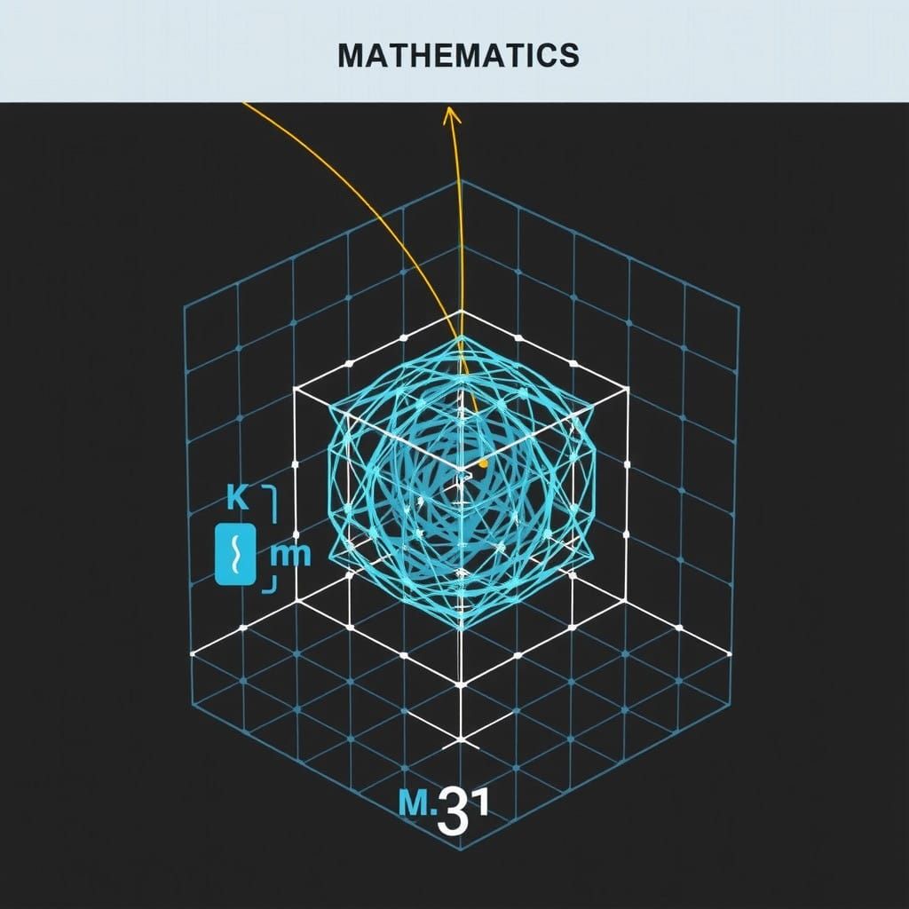 perform the mathematical graph of a ikosaeder in a 3d-grid