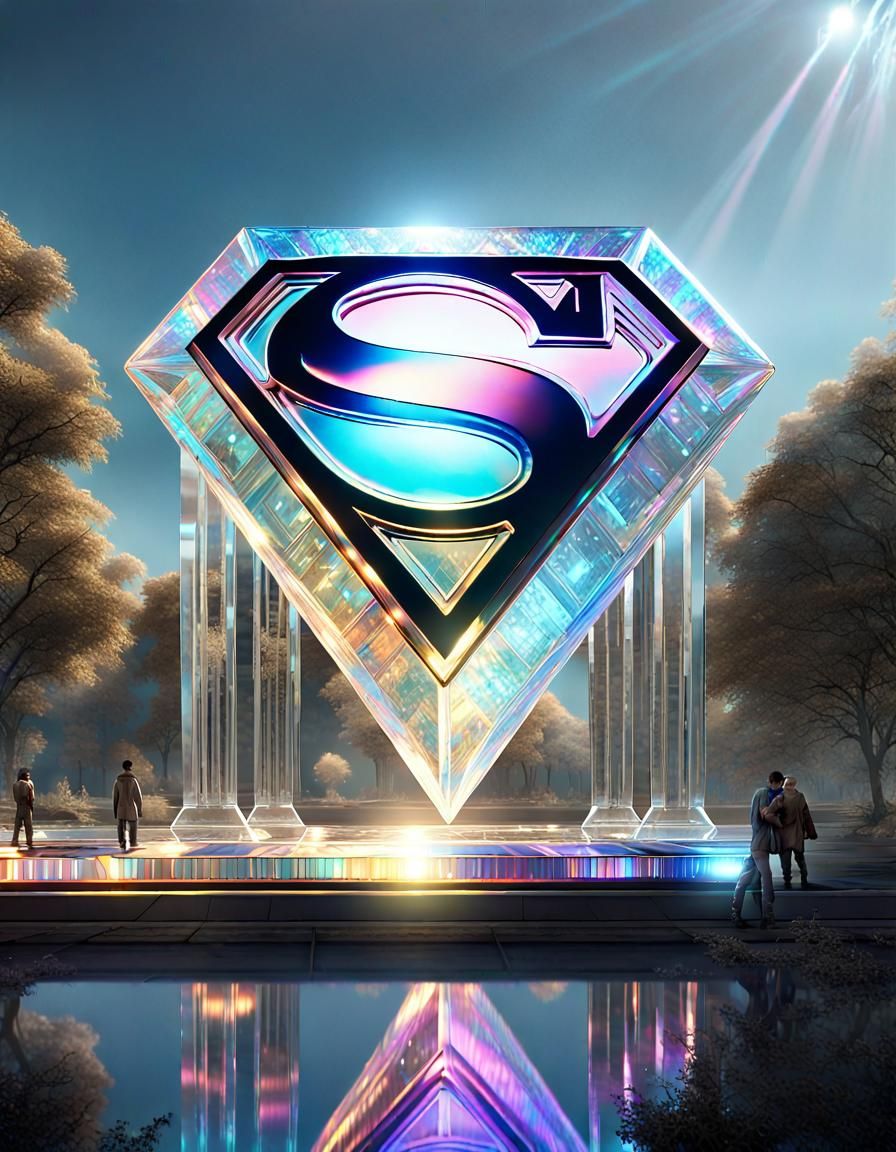 ""(Iridescent:1.3) a Crystal Superman of epic proportions, a ...