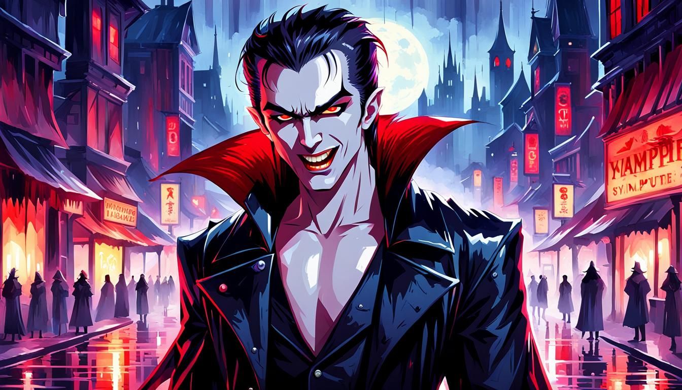 Vampire - AI Generated Artwork - NightCafe Creator