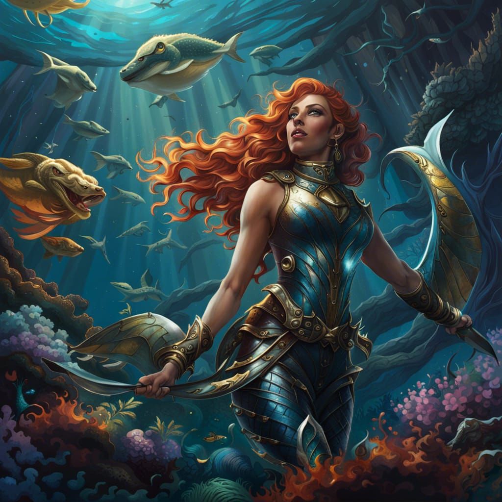 mermaid 2 - AI Generated Artwork - NightCafe Creator