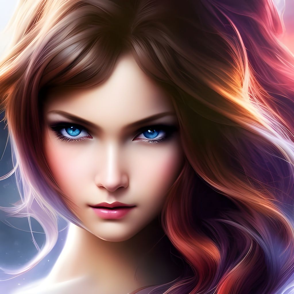 Pretty Teenage #0158 - AI Generated Artwork - NightCafe Creator