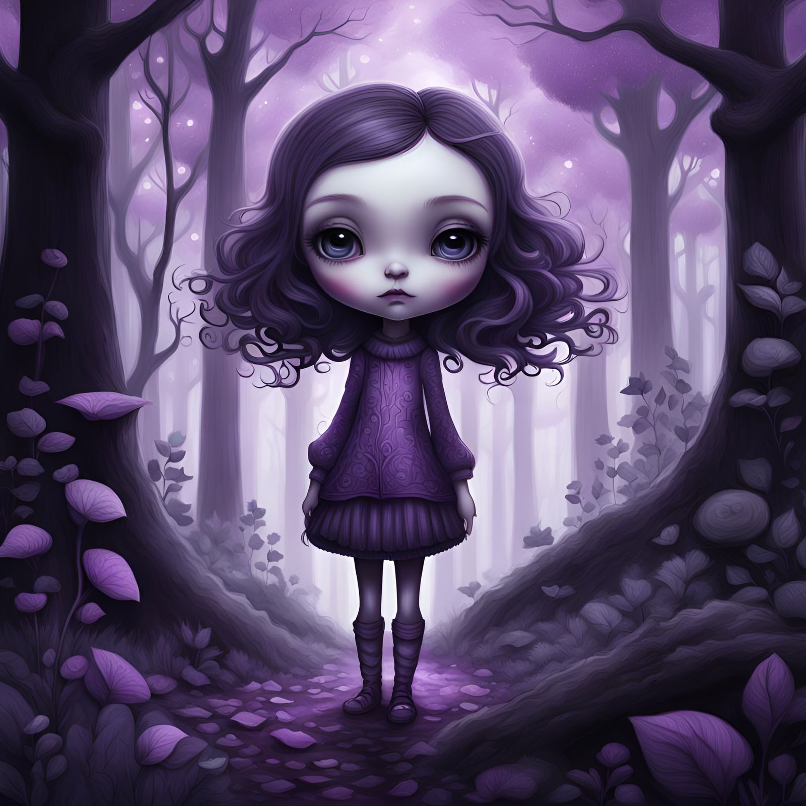 Violet - AI Generated Artwork - NightCafe Creator