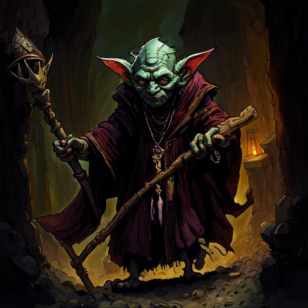 A goblin priest - AI Generated Artwork - NightCafe Creator