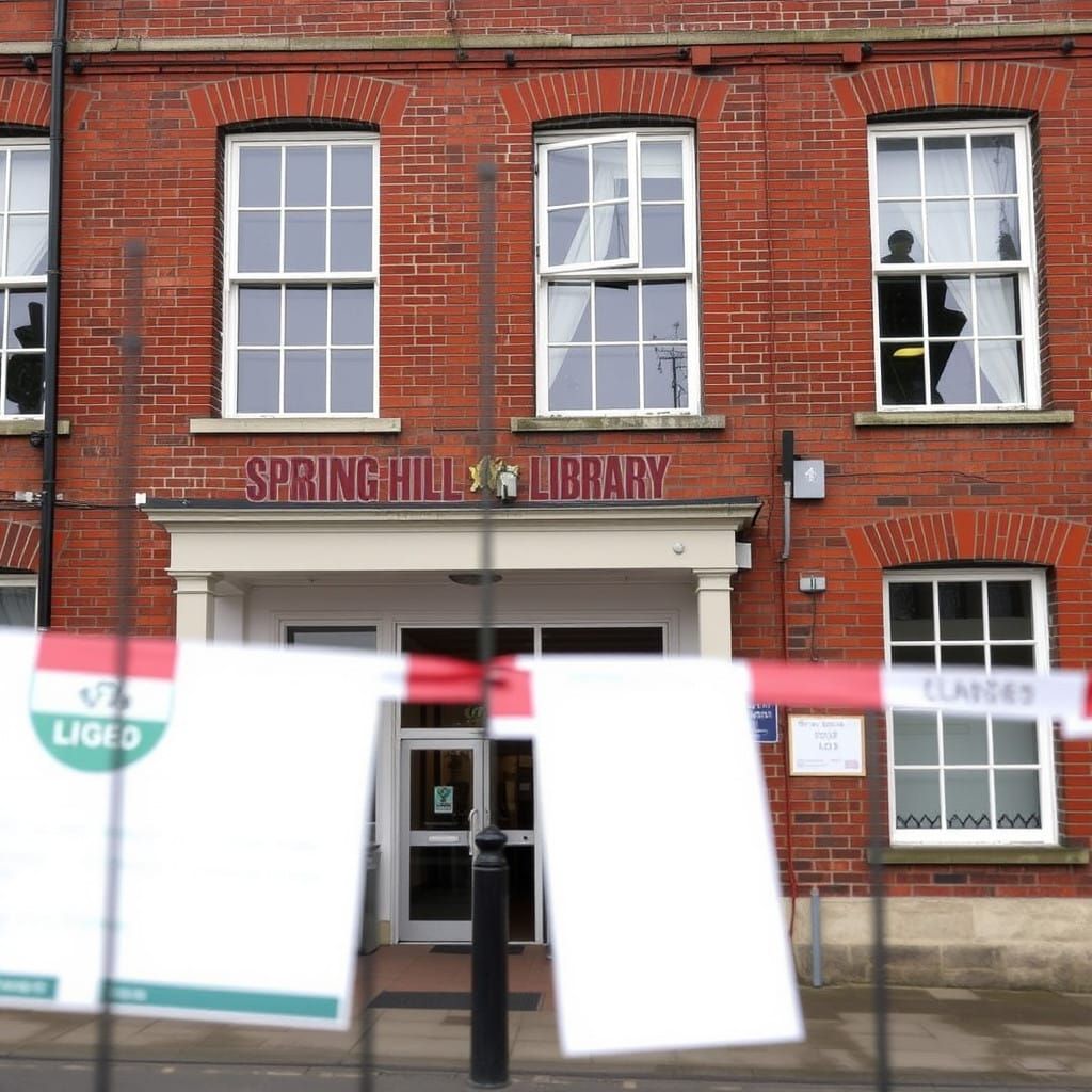 A 130-year-old library which temporarily closed two years ago remains ...